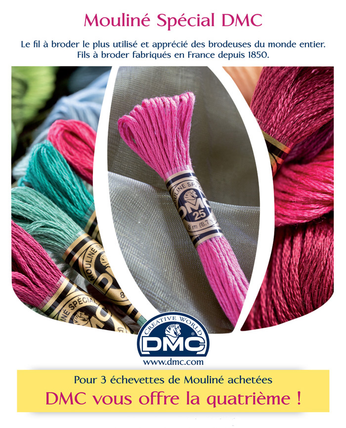 Promo chez DMC sur les fils à broder. | La passion au bout des doigts ...