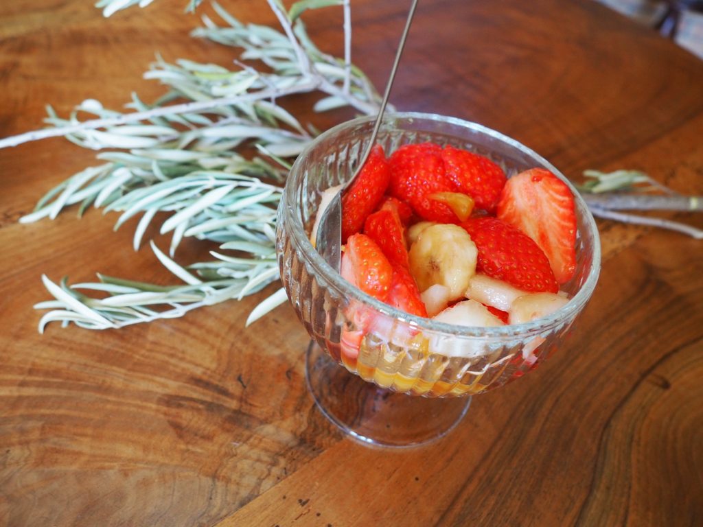 Salade de fruits à la nage de mon voisin | La passion au bout des ...